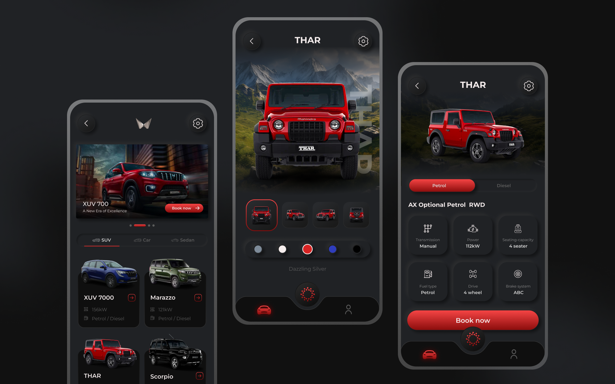 Car App UI designs, themes, templates and downloadable graphic elements ...