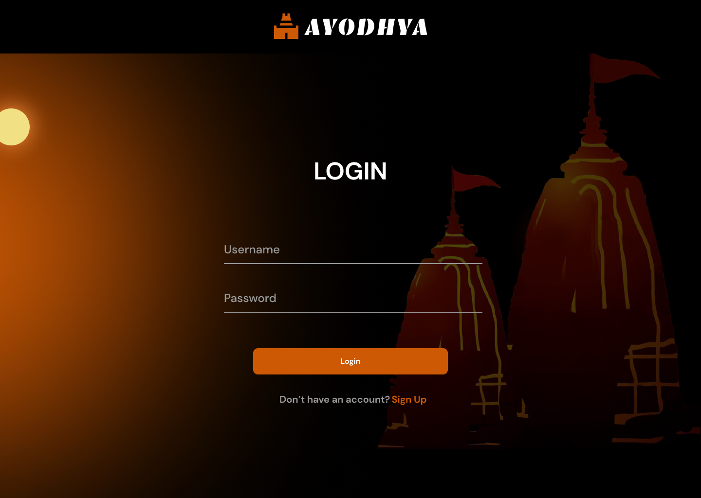 Ayodhya Temple Web Template by systazone solution on Dribbble