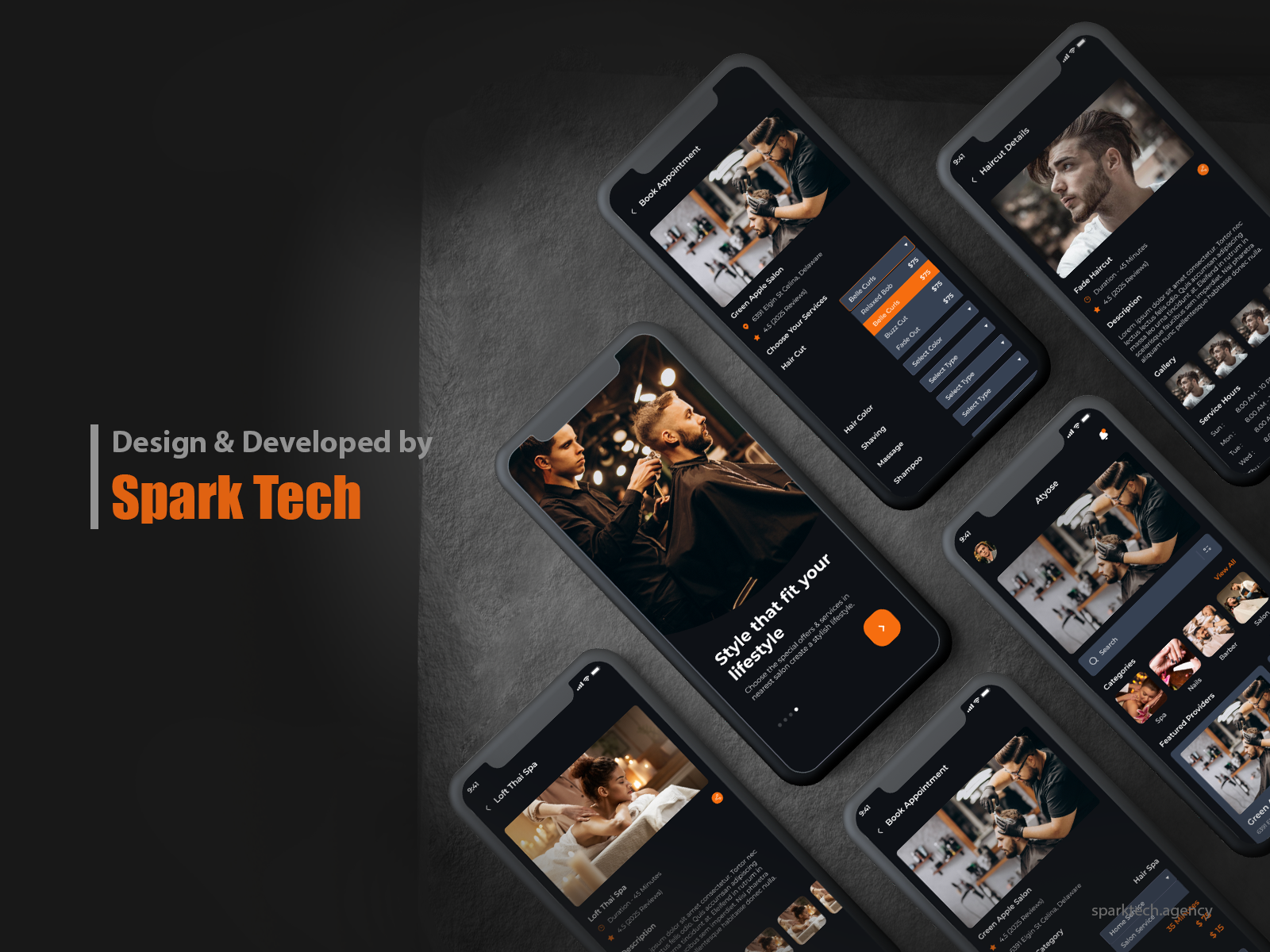 ATYOSE - Salon Mobile App by SparkTech Agency on Dribbble