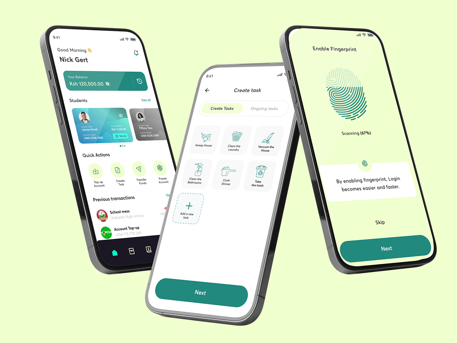 Kids chores reward app by Nick Gert on Dribbble
