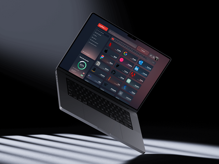 Lastpass redesign with Bento UI by Rémi Duret on Dribbble