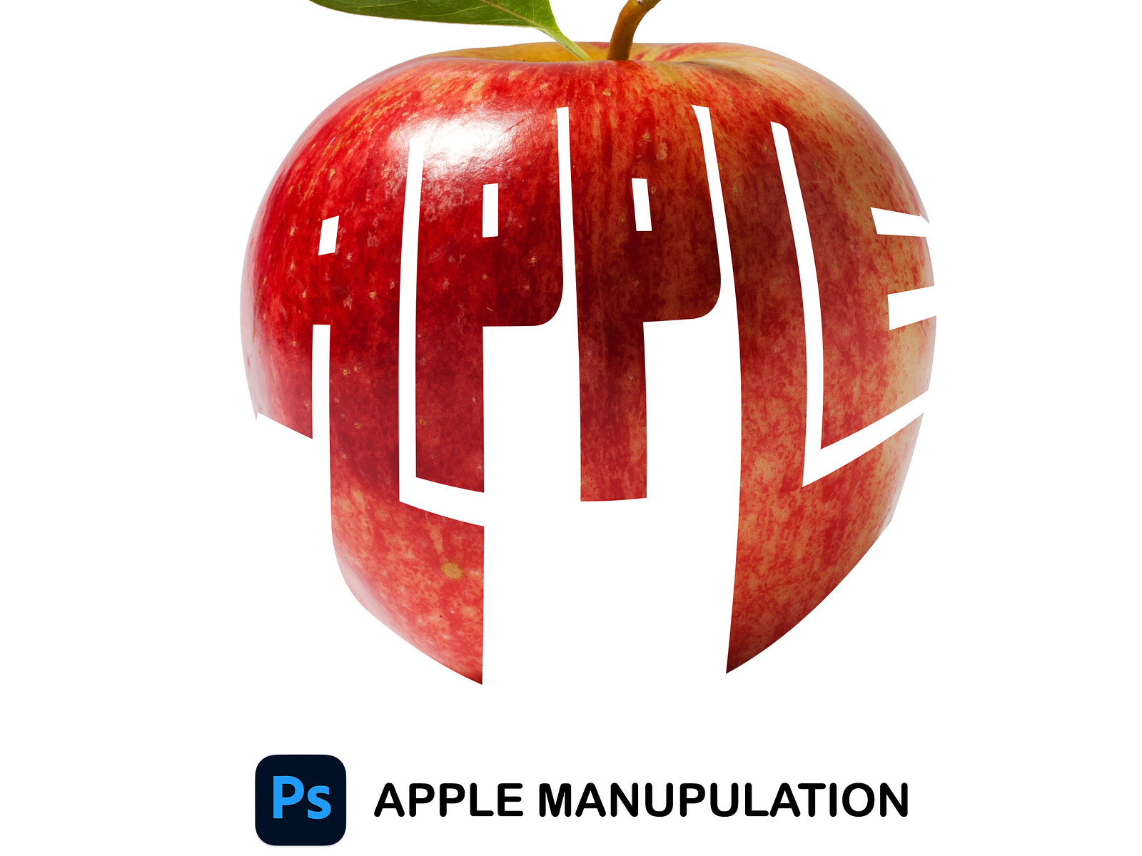 Apple Text effect Manipulation by Sunny Hossain Meem on Dribbble