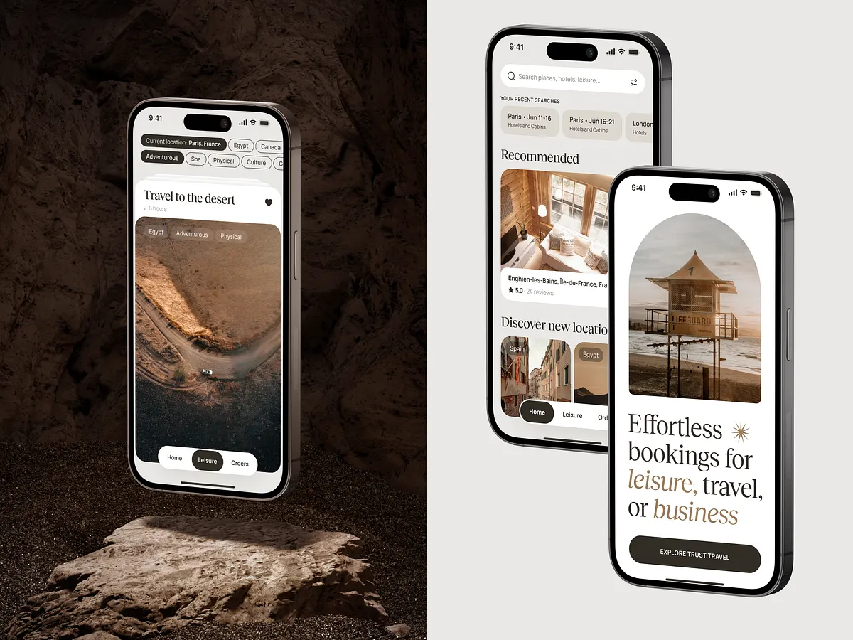 Travel App UI designs, themes, templates and downloadable graphic ...
