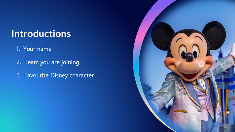 Disney Welcome Presentation by Steven Rademacher on Dribbble