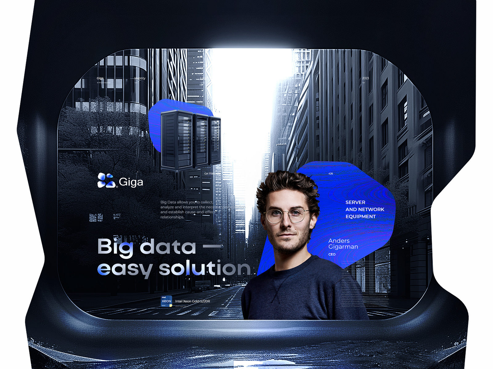 Giga / IT / Identity by Maxim Nilov on Dribbble