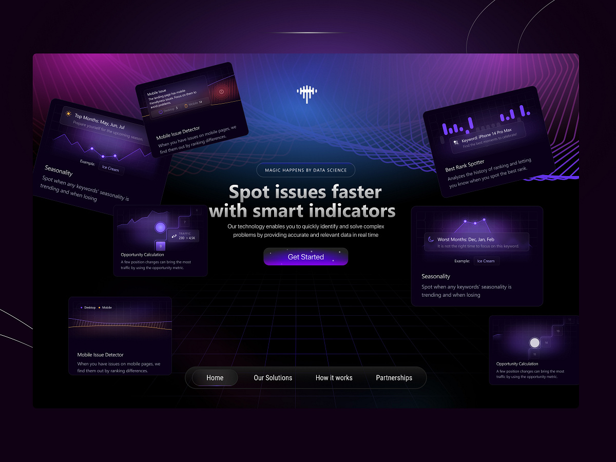 AI Analytics Platform UI Concept by Linur for Eloqwnt on Dribbble