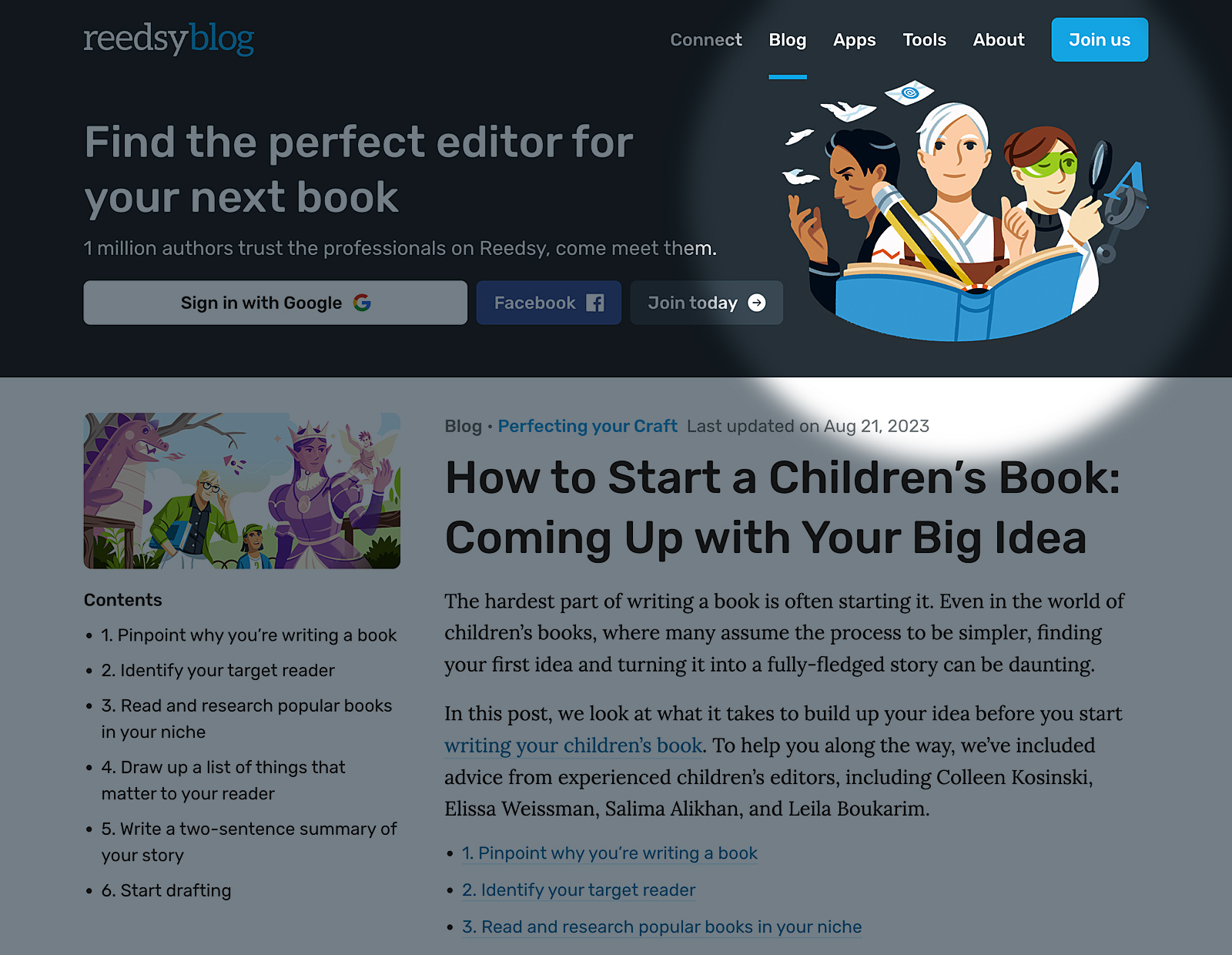 7 Tips for Creating a Reedsy FL Profile by Raúl Gil for Reedsy on Dribbble