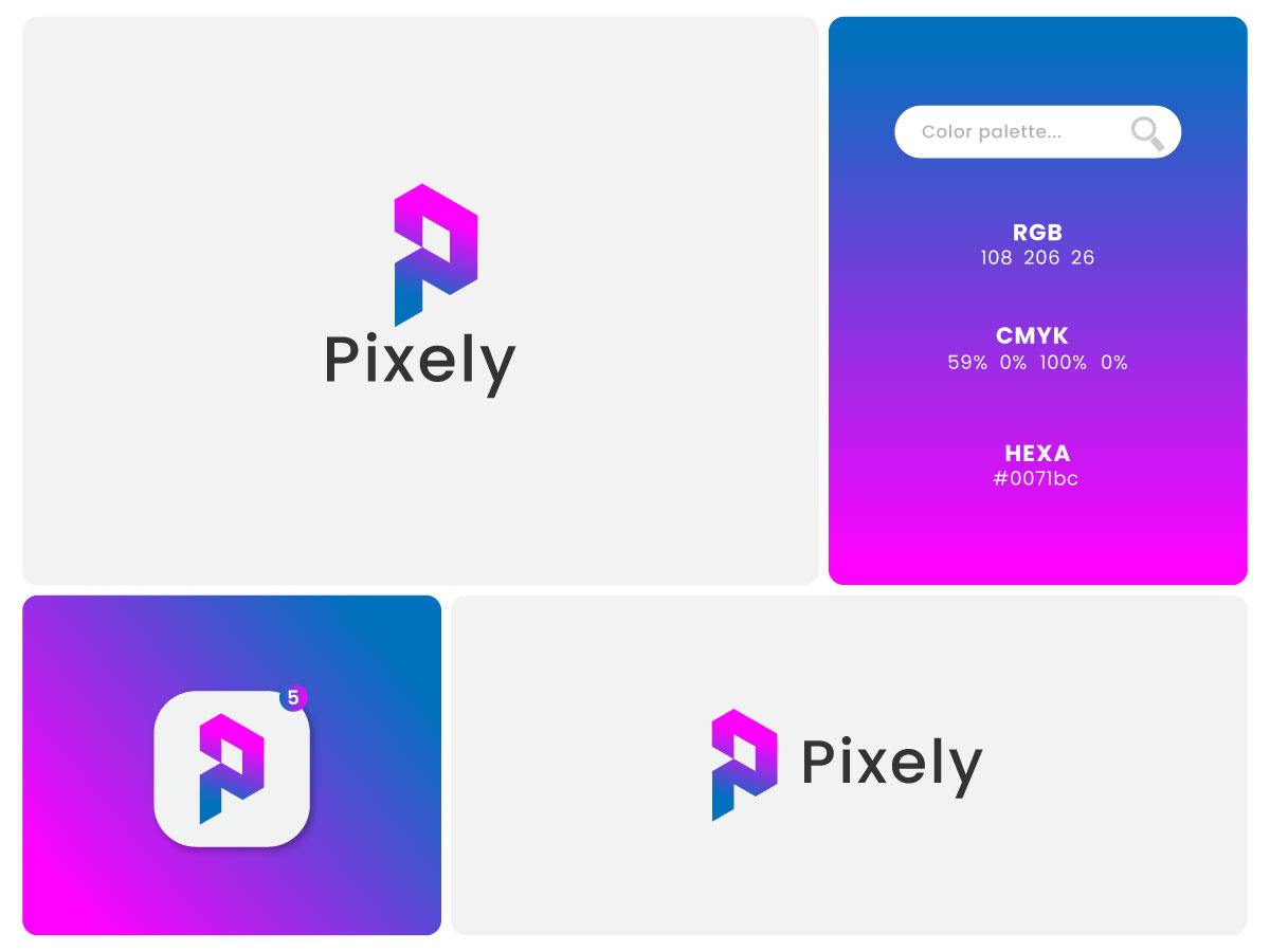 P Logo Lettermark Logo Logo Design Trend 2024 App Logo By Graphic