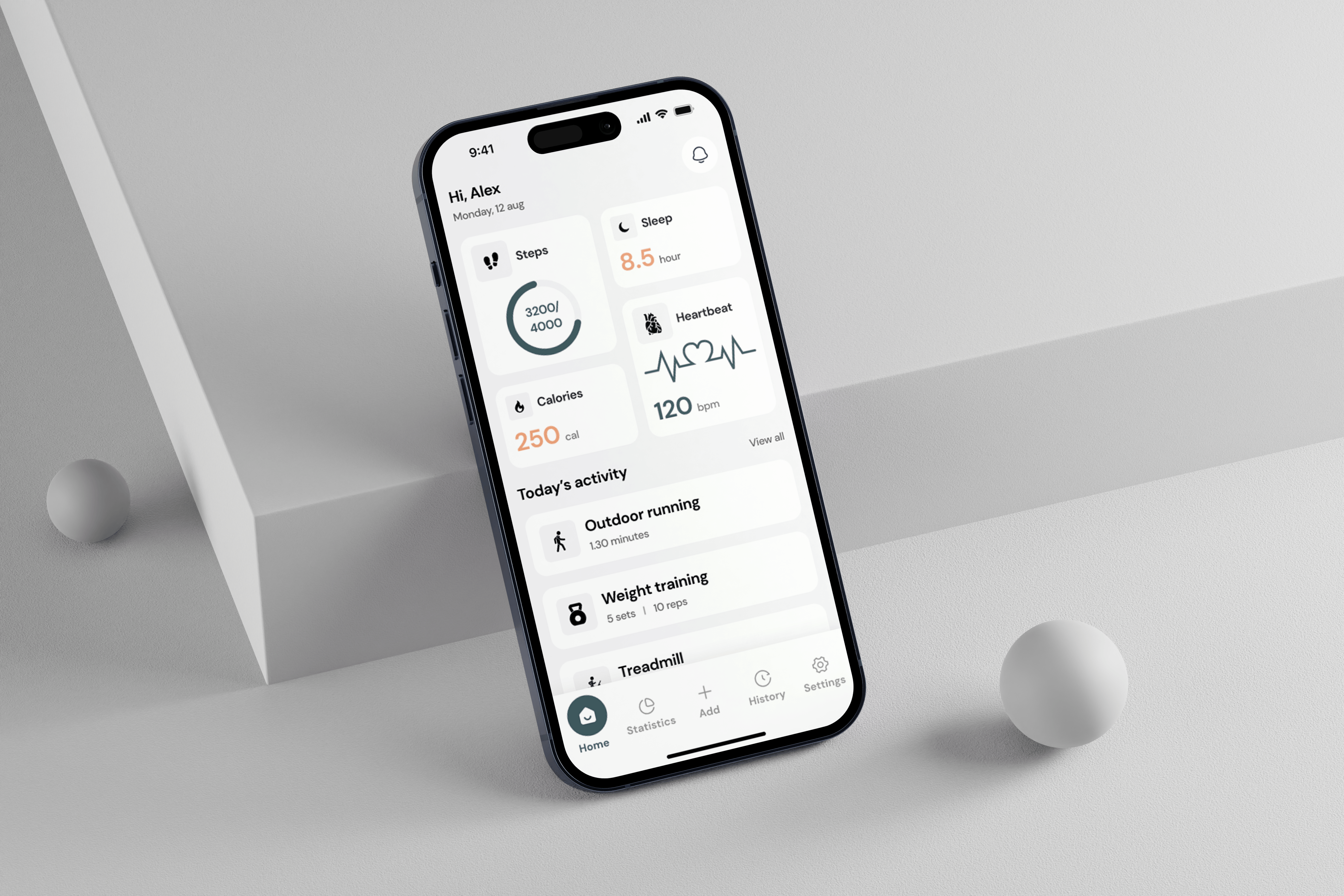 Mobile App Design - Fitness tracking app by Jahid Chowdhury for Winnex ...