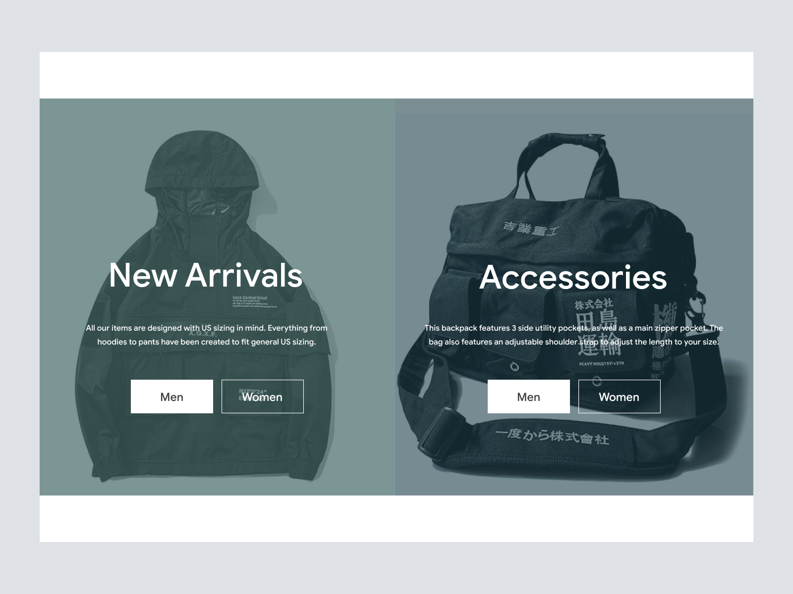 Hoodie - Shopify Website Homepage Design For Fashion Products by Mike ...