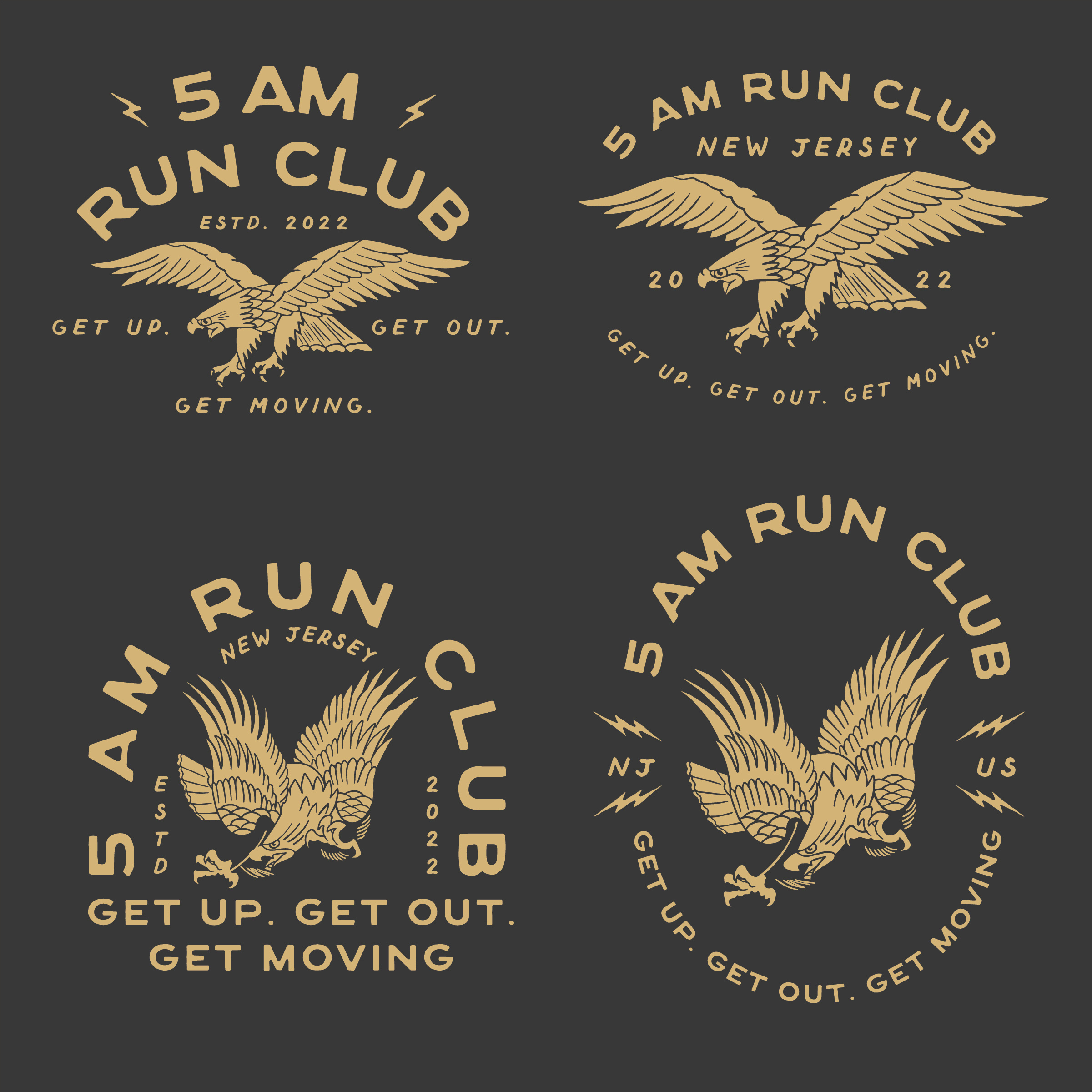 5 am Run Club by T Callahan on Dribbble