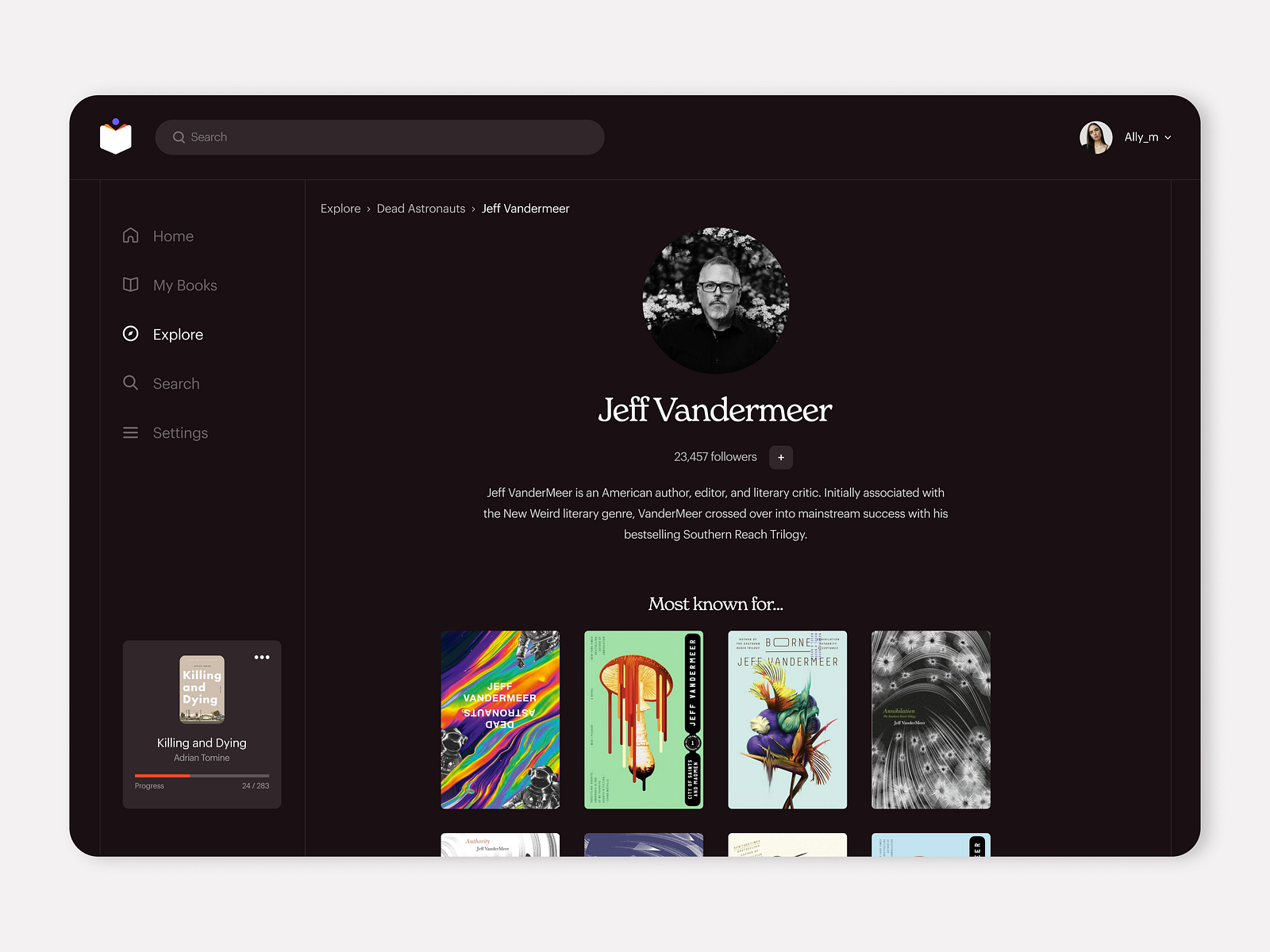 Goodreads Redesign Interface by Tom Macansh on Dribbble