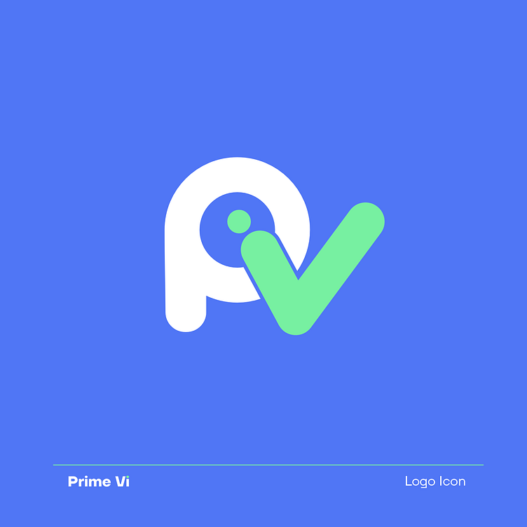 Prime Vi Logo presentation by Gideon Atagamen on Dribbble