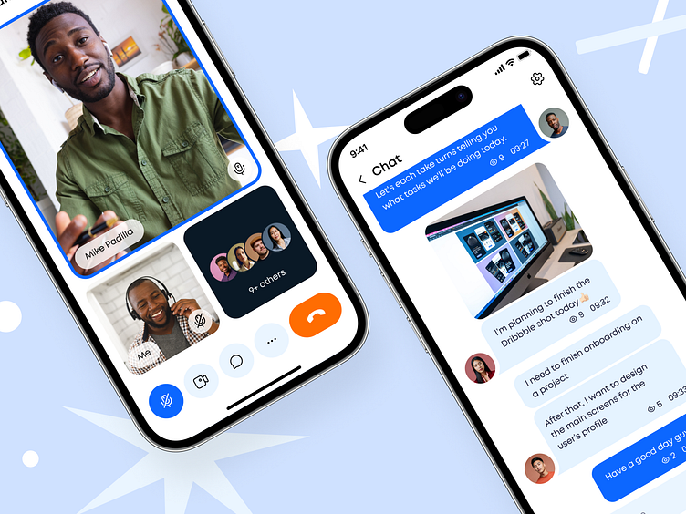 Video Conferencing Mobile App by Ronas IT | UI/UX Team on Dribbble