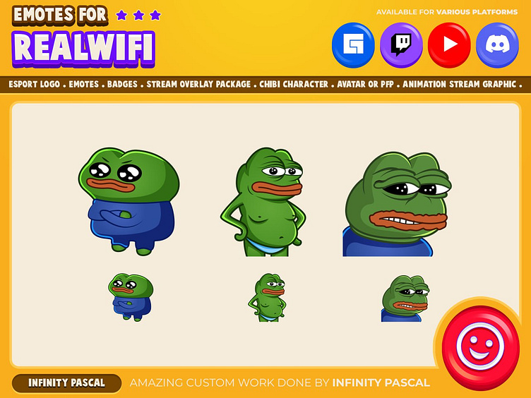 Custom Peepe Emotes💚 by Pascal Infinity on Dribbble