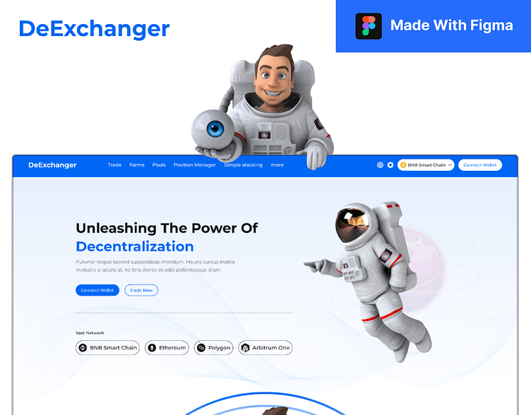 Decentralized exchange UI kit template | Figma by Bitrix Infotech Pvt ...