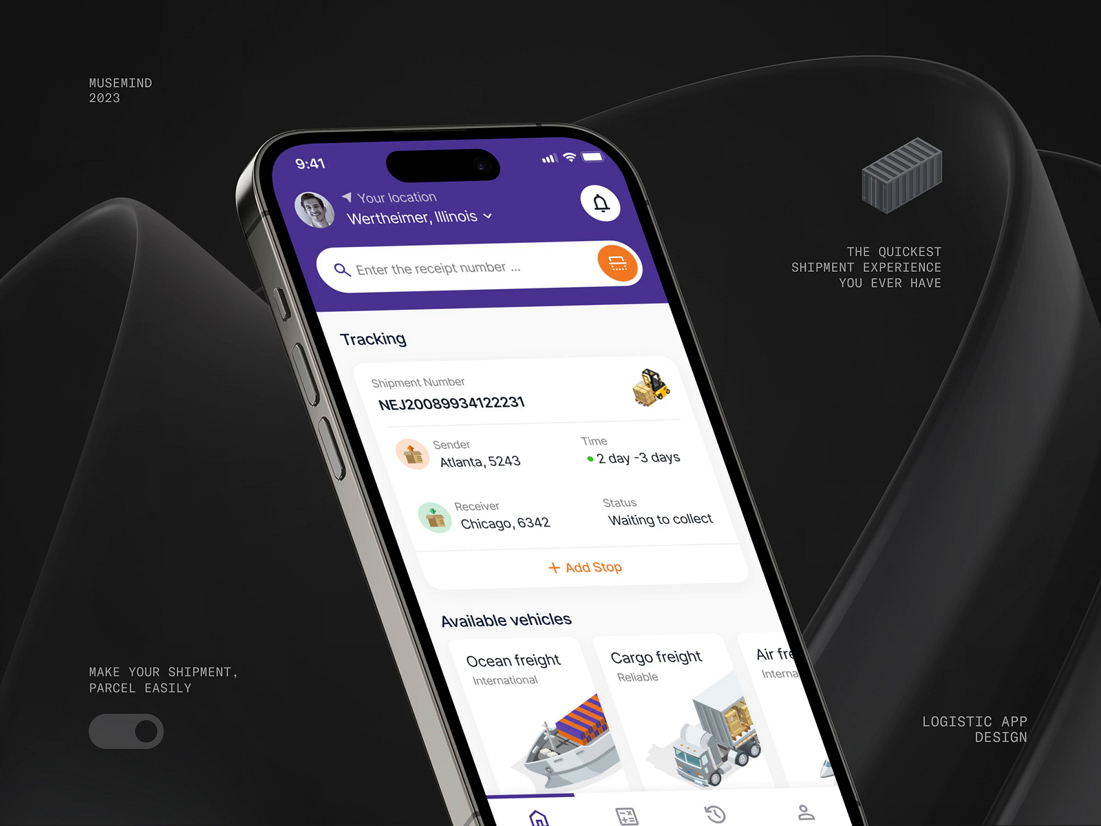 Movemate - Parcel Delivery App by Nasir Uddin on Dribbble