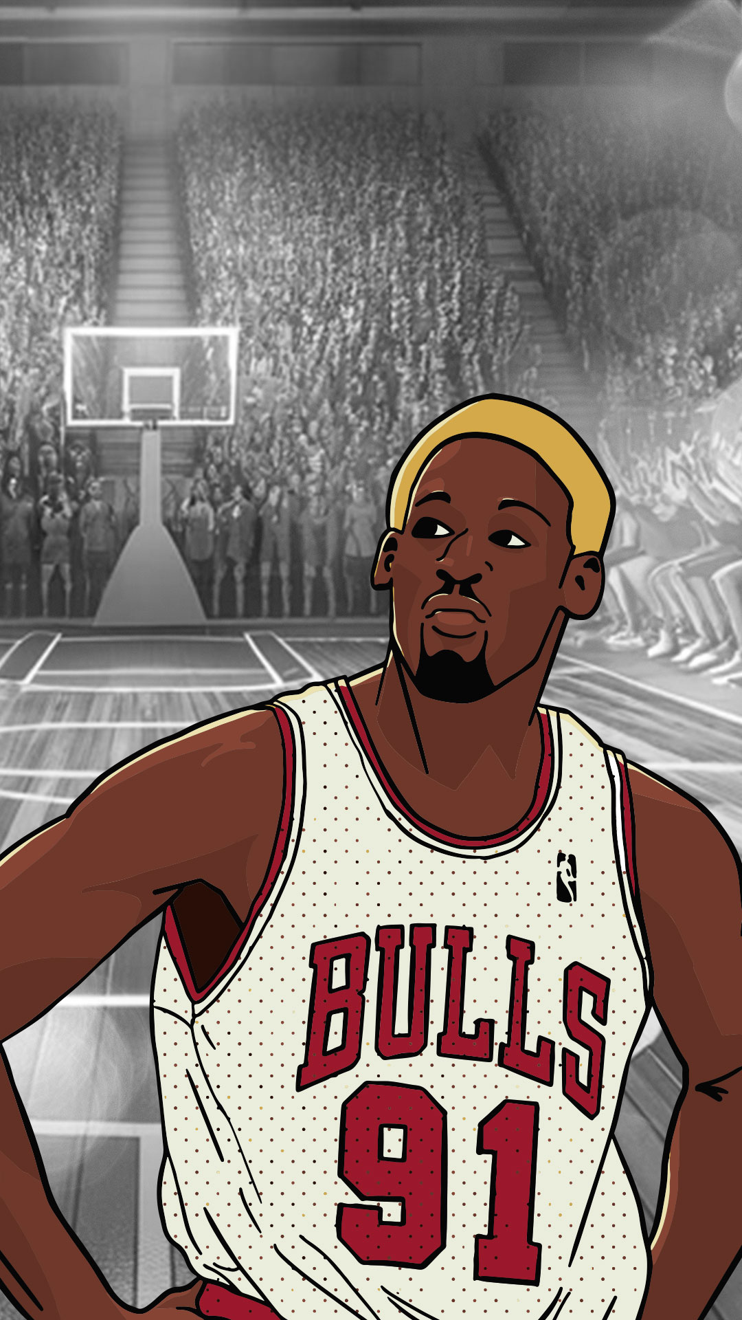 Dennis Rodman #91 by Matej_Mocibob on Dribbble