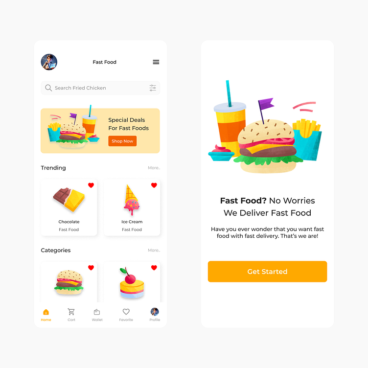 Fast Food App Design By Neil Christian On Dribbble fast-food-app-design-by-neil-christian-on-dribbble
