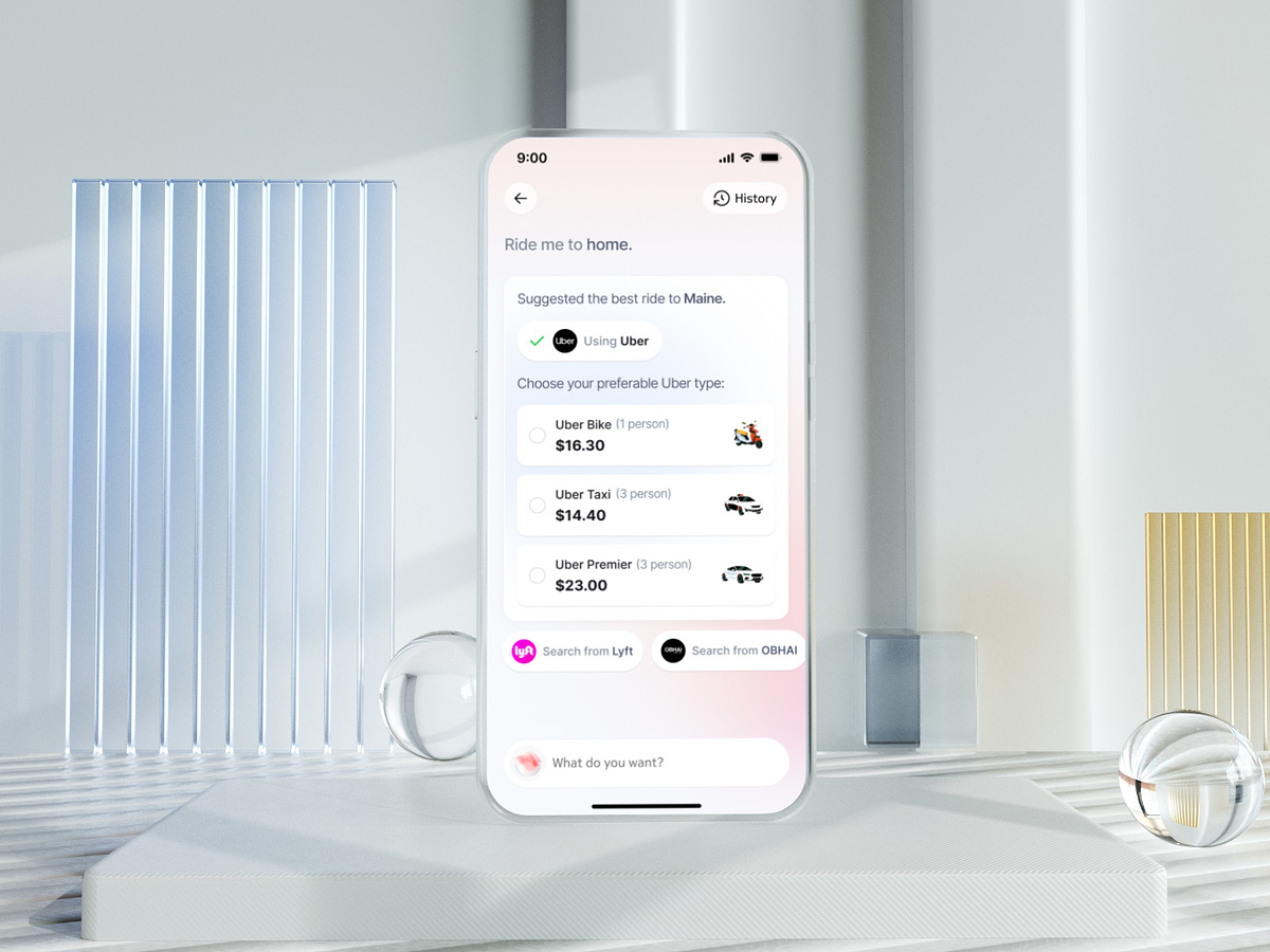 Book A Ride Uber UI For Muse AI by Nasir Uddin on Dribbble