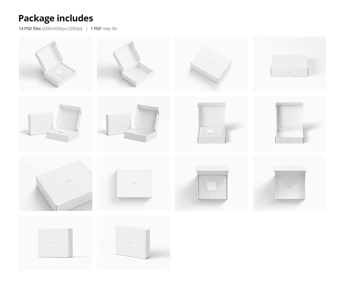 Shipping Mailing Box Mock-up by MOCK UP DESIGN on Dribbble