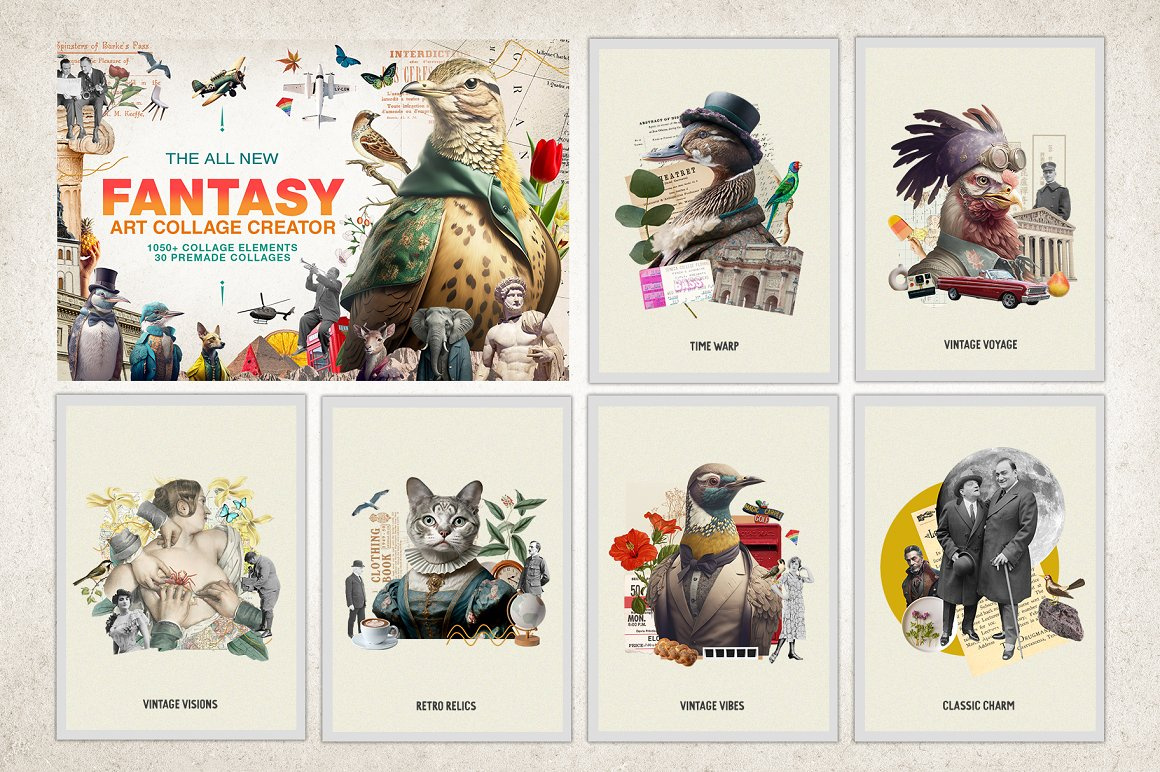 5 in 1 Collage Master Collection by Modern Font on Dribbble