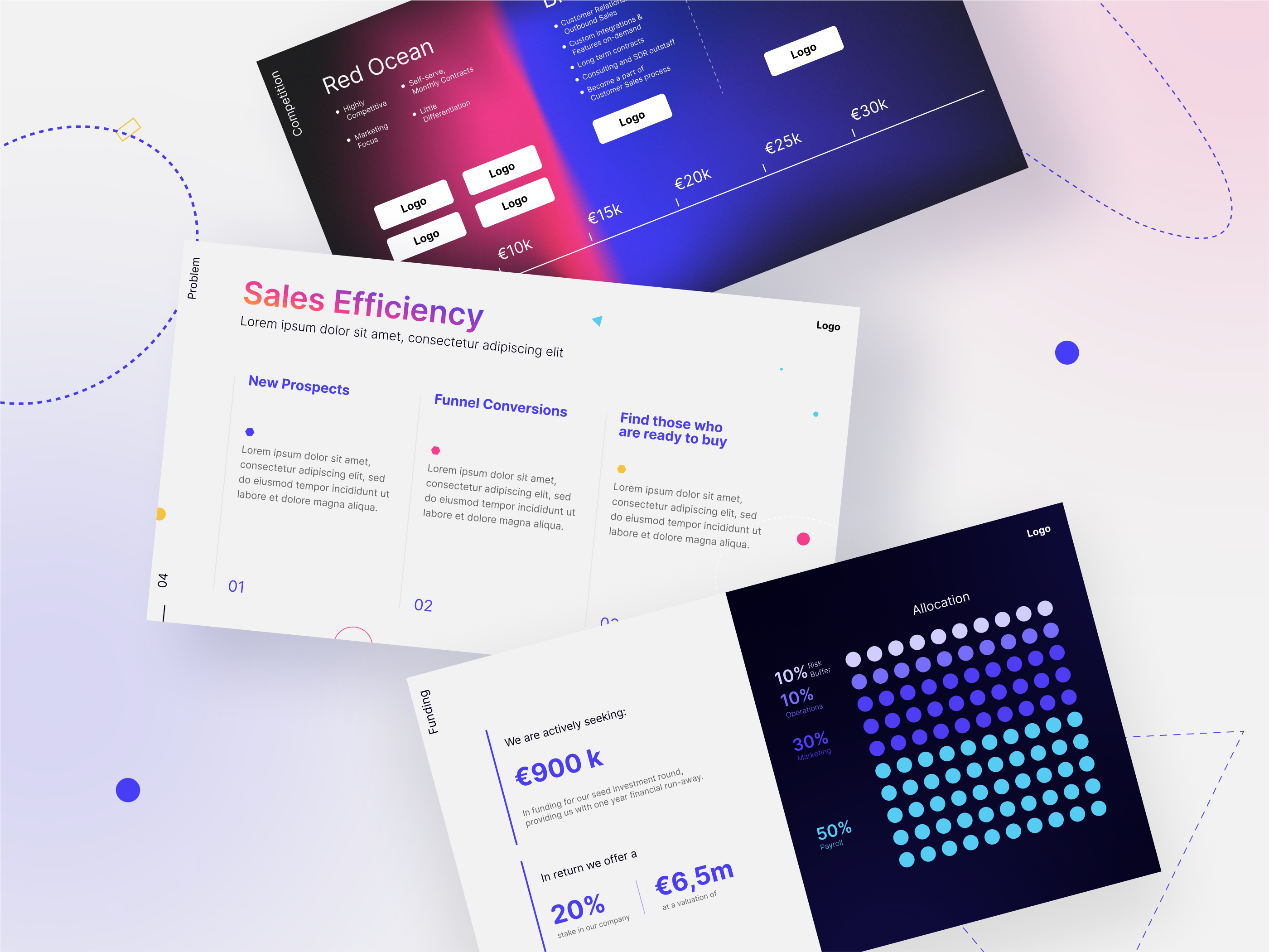 Pitch deck design by Mariana Tsiupka on Dribbble