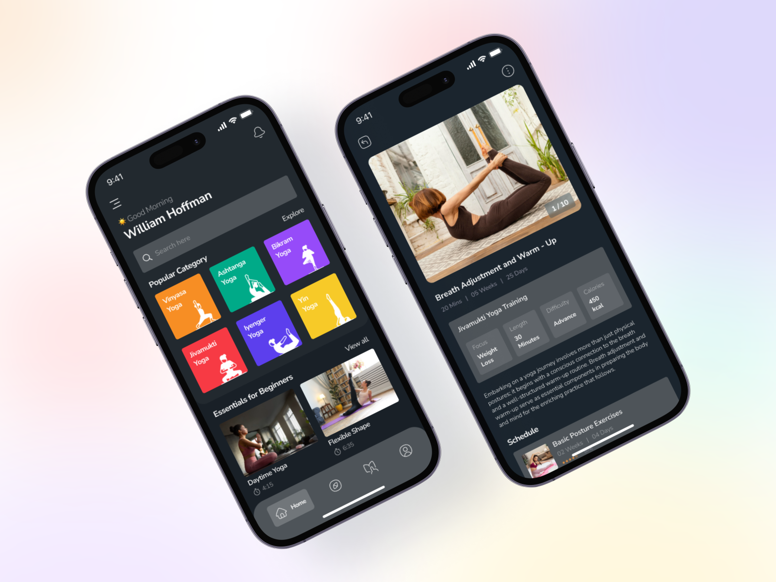 FlexiFlow : Yoga App Ui Design by Mayur Deda on Dribbble