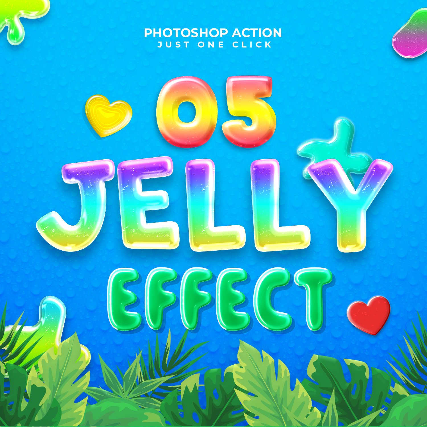 05 Jelly Text Effect Photoshop Action by Matsero on Dribbble
