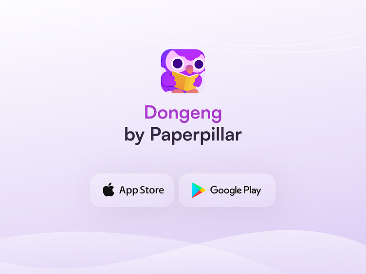 Dongeng by Paperpillar by Paperpillar on Dribbble