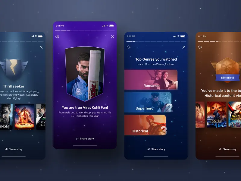Browse thousands of Hotstar images for design inspiration | Dribbble