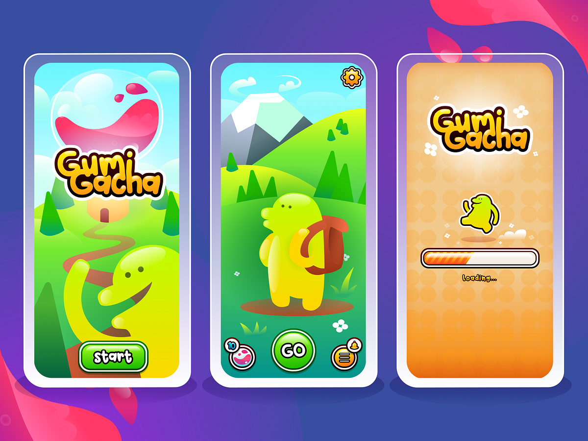 Gumi Gacha - Game Design & UI Concept by Eiralin Brook on Dribbble