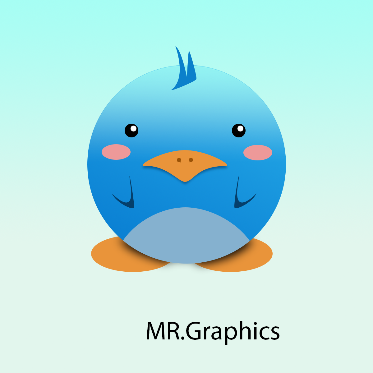 cute chick by MR.Graphics on Dribbble