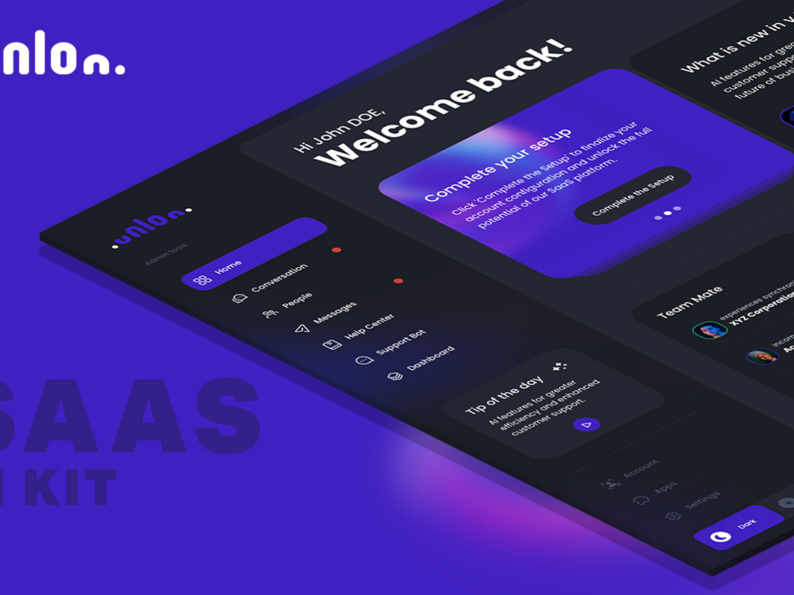 Admin UI Design for SaaS company. by Kenan Yigitoglu on Dribbble