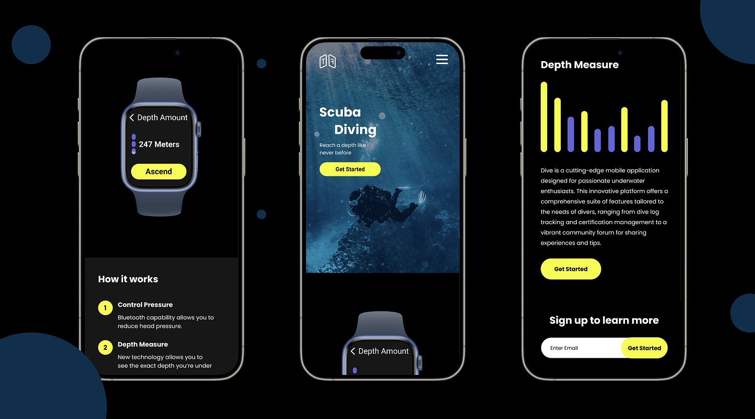 Scuba Diving App by Tyler Jones on Dribbble