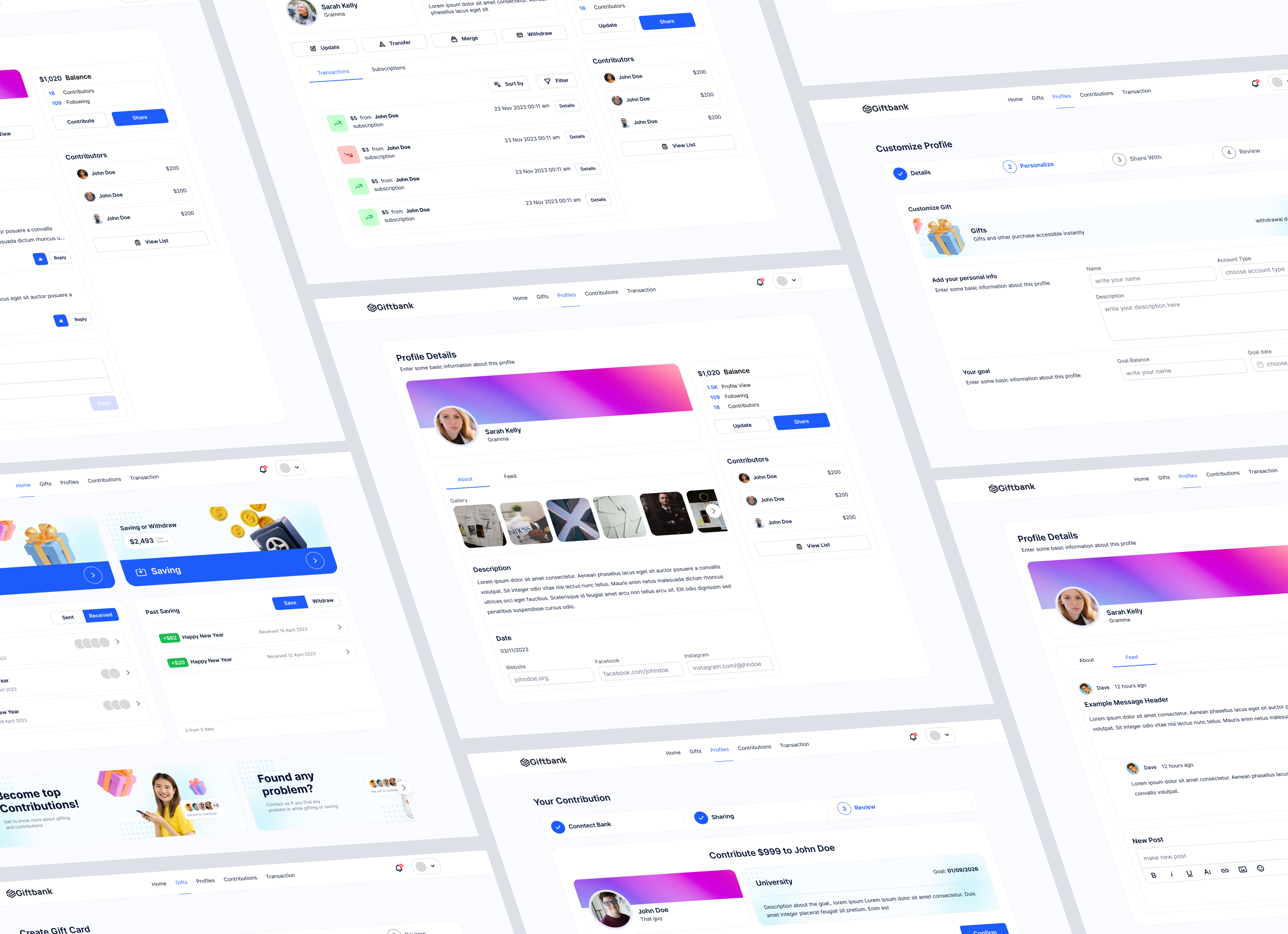Gifting Web App - UI Design by Yosef agil on Dribbble