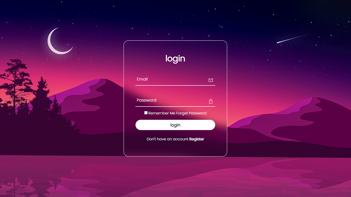 Animated Login Form in HTML And CSS by Eldnight Ahmad on Dribbble