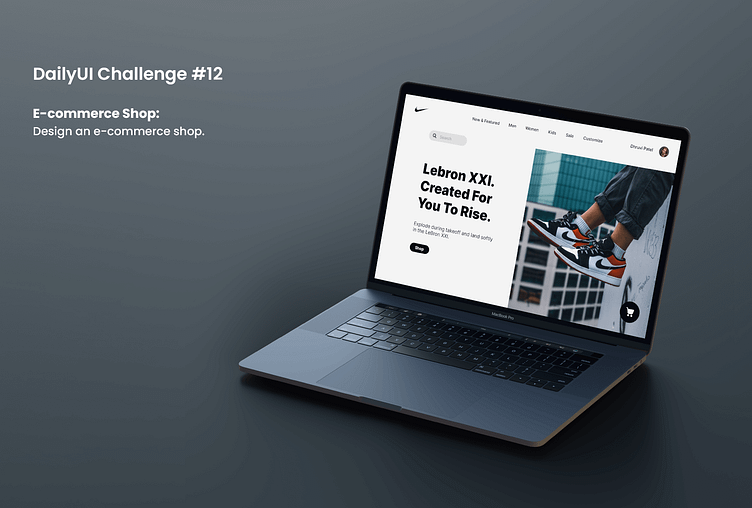 Daily UI #12 E-commerce Shop by Smit Patel on Dribbble