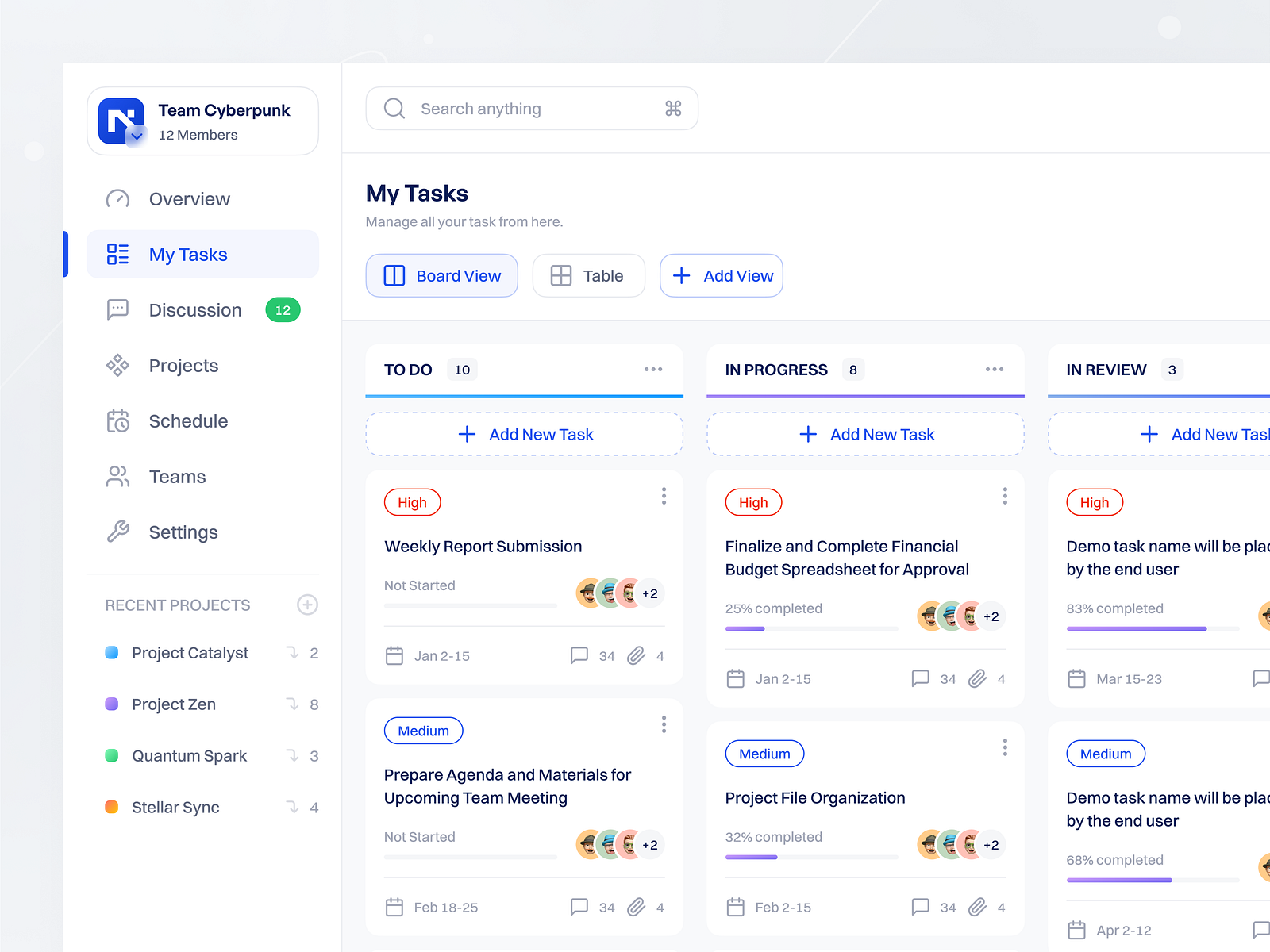 Task Management Application UI Design by Nazmul Haque Shanto for ...