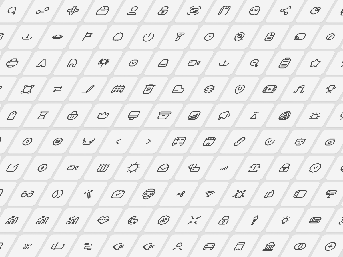 Icon Line User Interface Design by HeiSupay on Dribbble