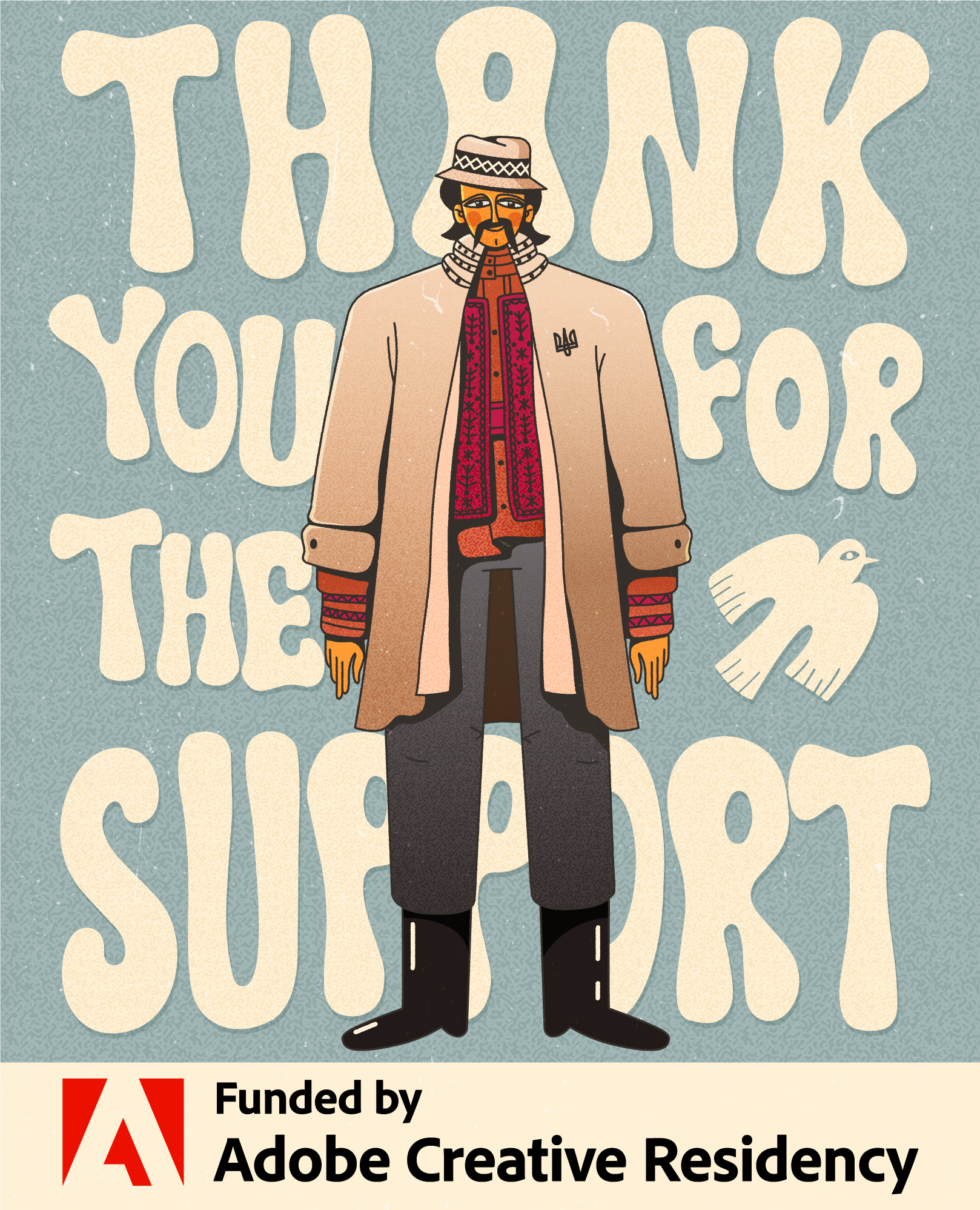Adobe artist support by Denys Yudin on Dribbble