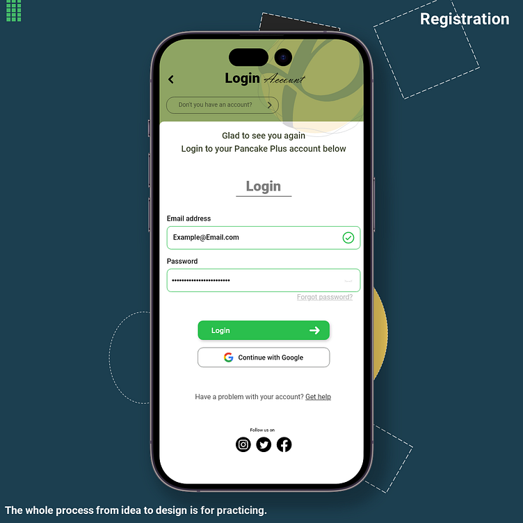 UI Design for Pancake online ordering application using Adobe XD by ...