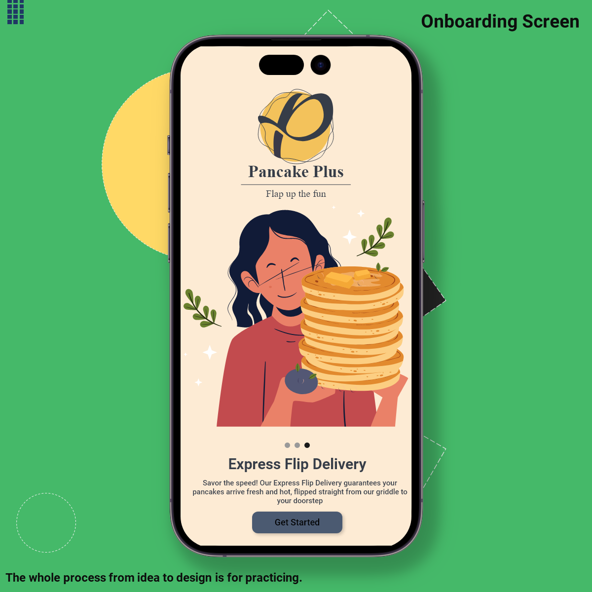 UI Design for Pancake online ordering application using Adobe XD by ...