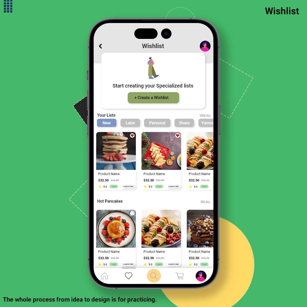 UI Design for Pancake online ordering application using Adobe XD by ...
