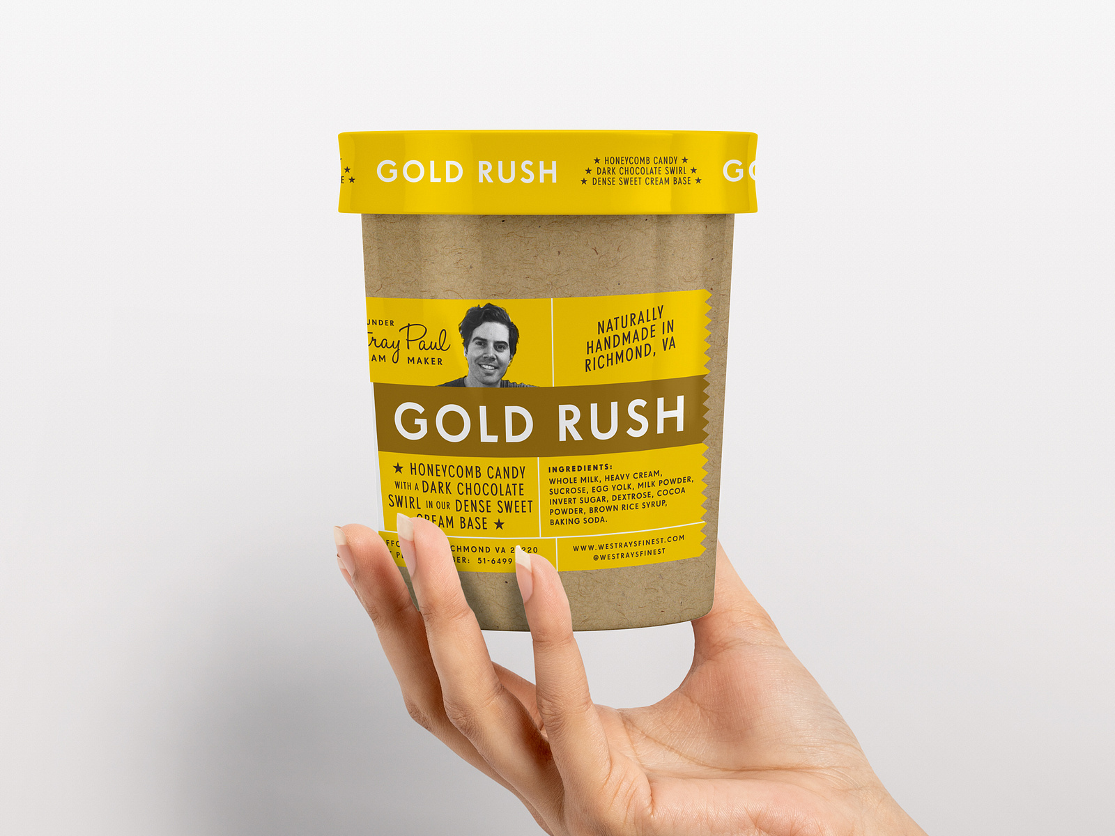 Westray's Finest Pint Design / Gold Rush by Jonathan Goldberg on Dribbble