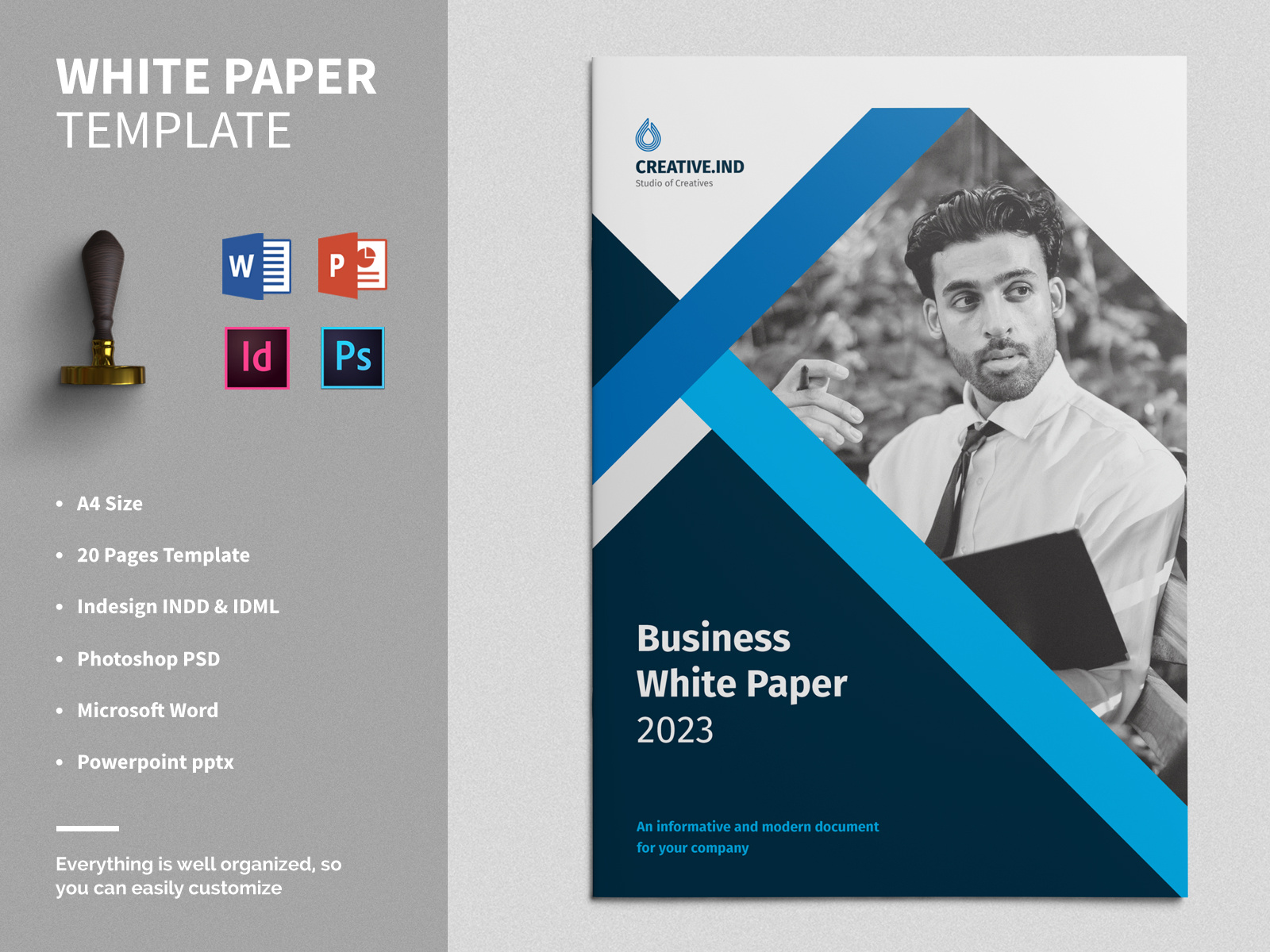 White Paper Template by Md Salauddin on Dribbble