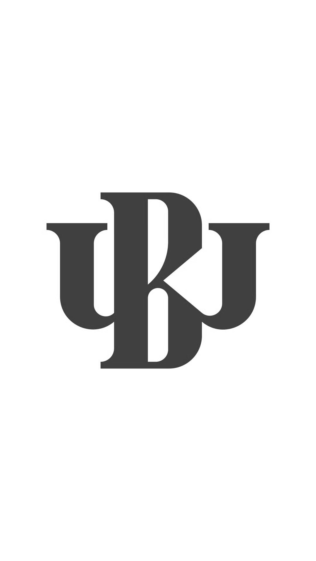 Lettering Bw Wb B W Monogram Typography Logo by Anh Do - Logo Designer ...