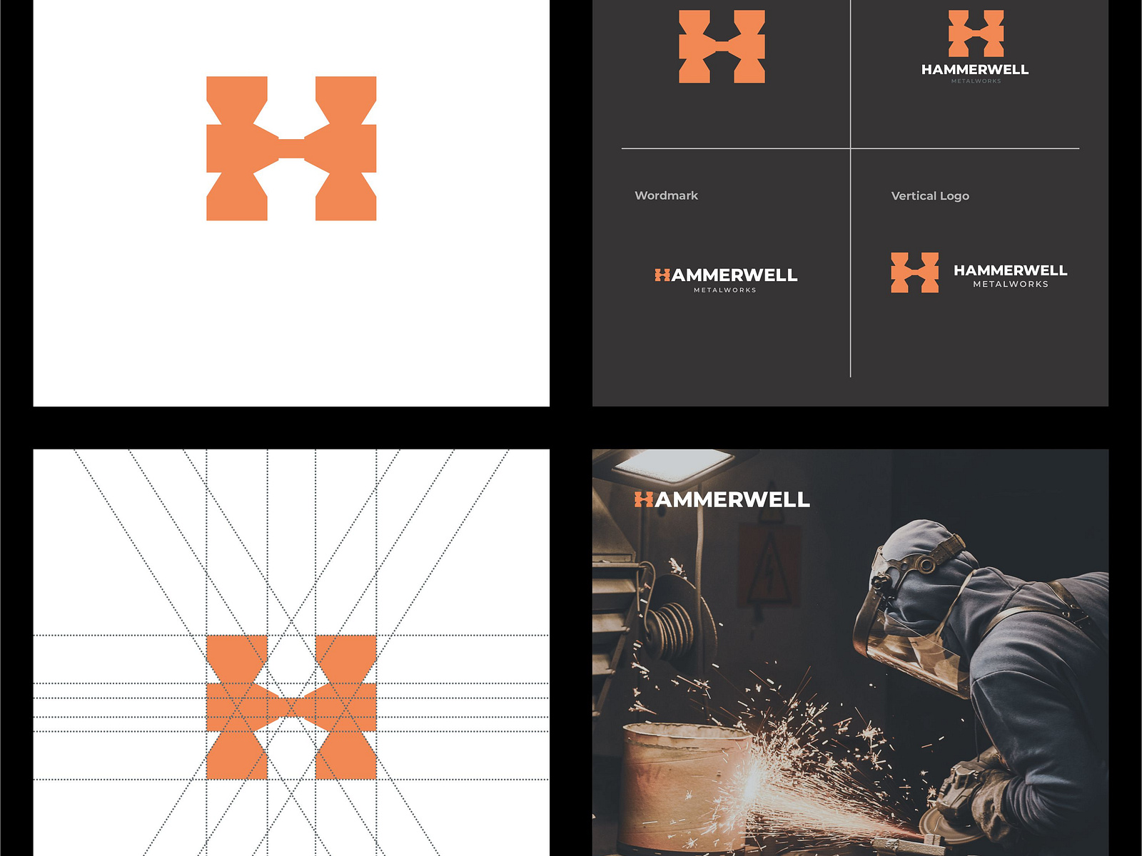 HAMMERWELL Logo Design Concept by Mohammed Anugrah on Dribbble