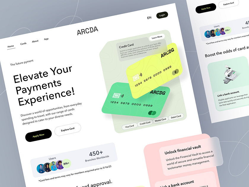 Digital Banking Website designs, themes, templates and downloadable ...