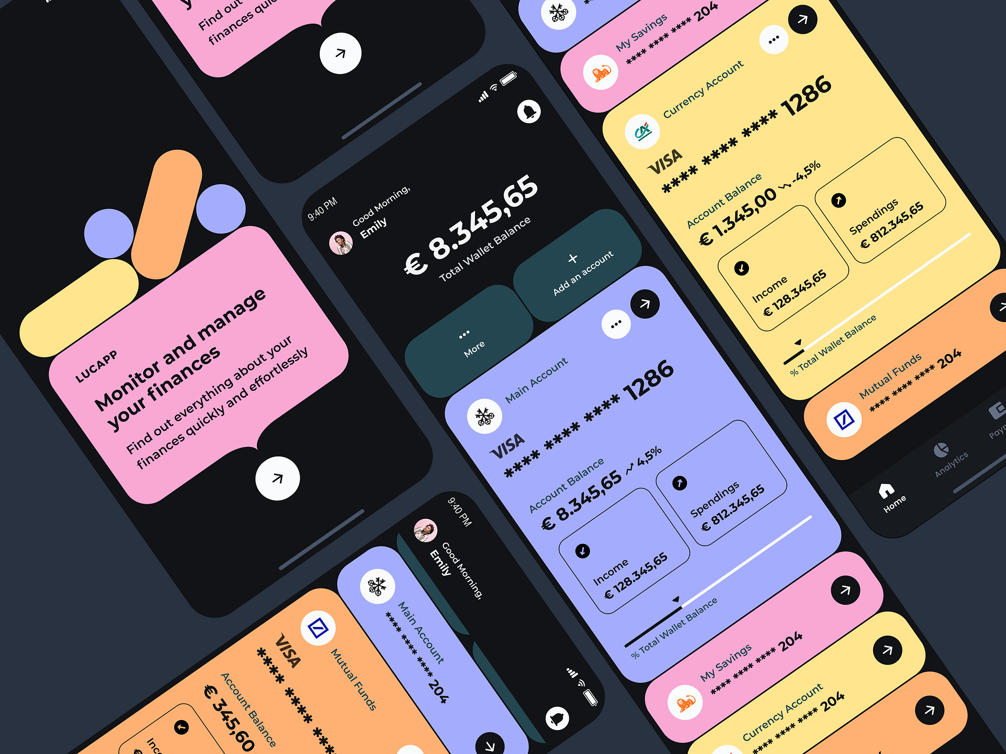 Finance App UX/UI by Karolina Kędzierska for Merixstudio on Dribbble